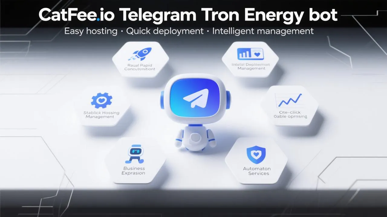 Telegram Tron能量机器人 | 自动化能量业务 | CatFee.io
